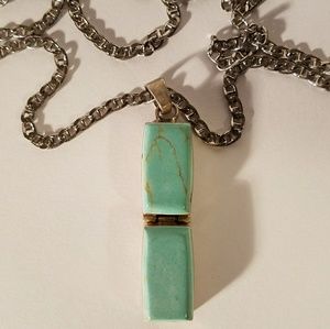 Vintage | Jewelry | Vintage 96s Turquoise Pendant | Poshmark